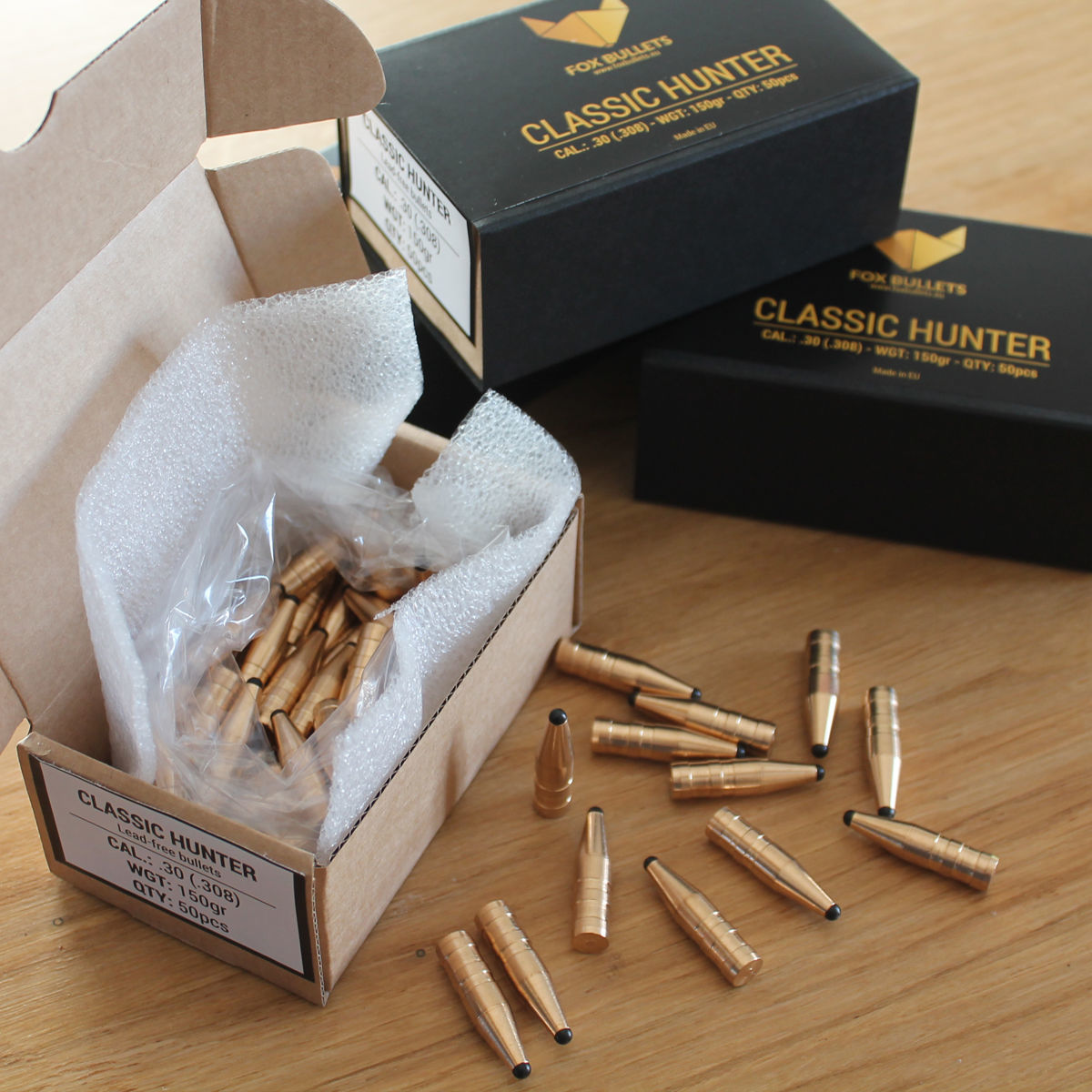 Jaktdepotet. .30 (.308) Fox Classic Hunter Kuler 130gr/8,4g, 50pk