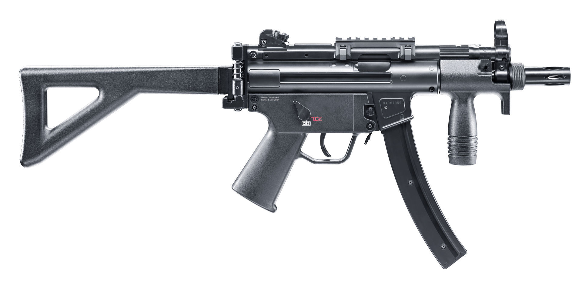 Jaktdepotet. Heckler&Koch MP5 K-PDW BLK 4,5 mm (.177) BB CO2 130m/s