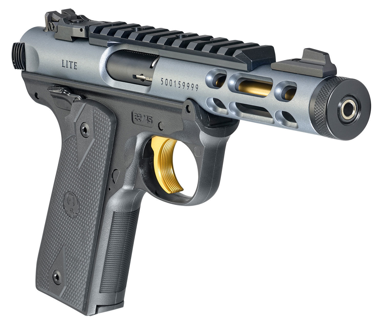 Jaktdepotet. Ruger Mark IV 22/45 Tactical LITE Grey kaliber 22lr.